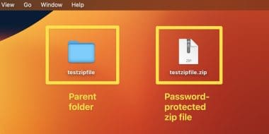 How to Password Protect a Zip File on Mac