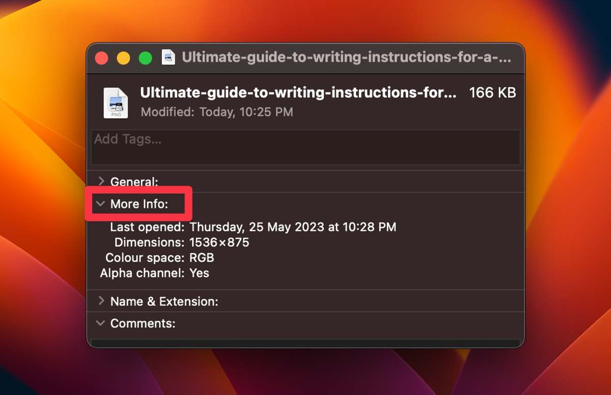 How to See Image Dimensions in Finder on Mac: 3 Best Ways