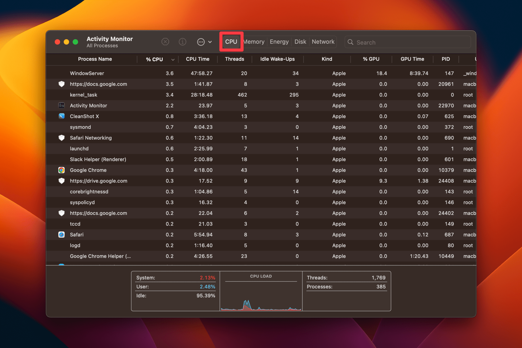 How to Monitor Your Mac CPU, GPU, and RAM Usage