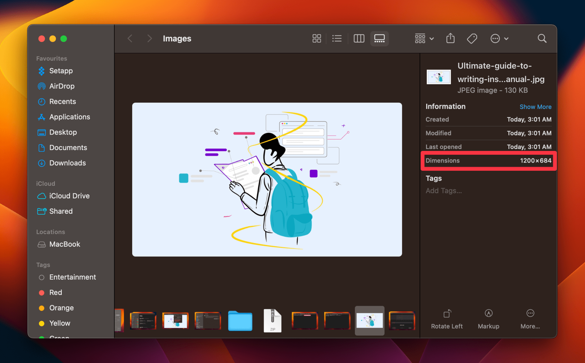 How to See Image Dimensions in Finder on Mac: 3 Best Ways