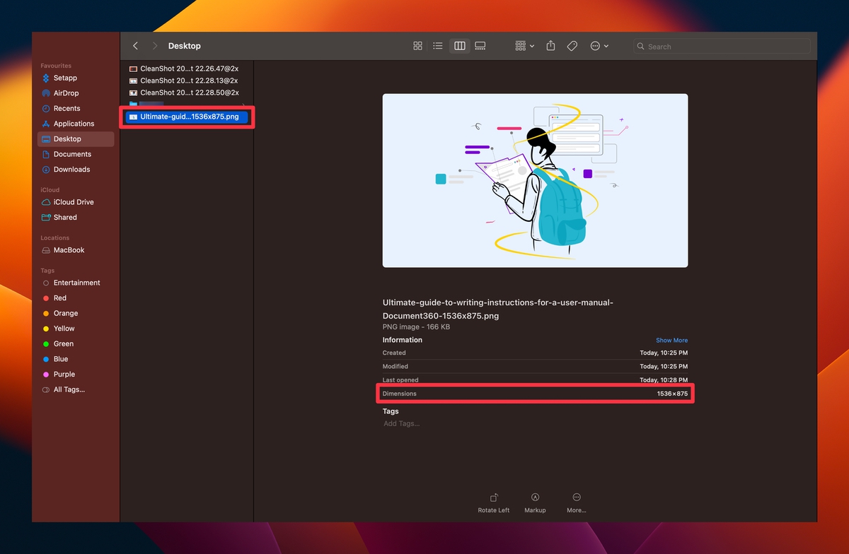 How to See Image Dimensions in Finder on Mac: 3 Best Ways