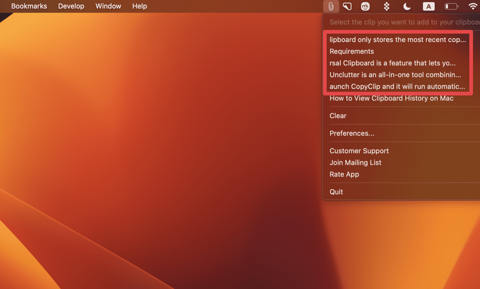 How to View Clipboard History on Mac