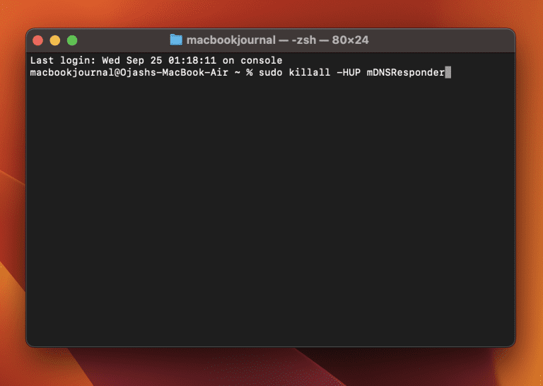 How to Flush DNS Cache on Your Mac