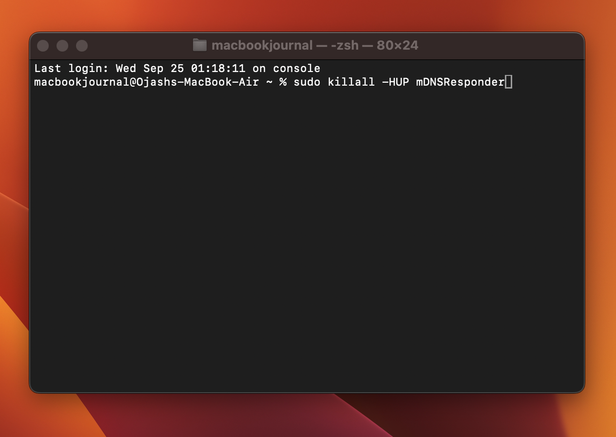 How to Flush DNS Cache on Your Mac