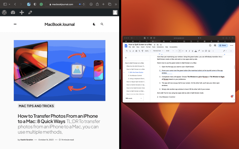 How to Split Screen on a Mac: 2 Easy Ways