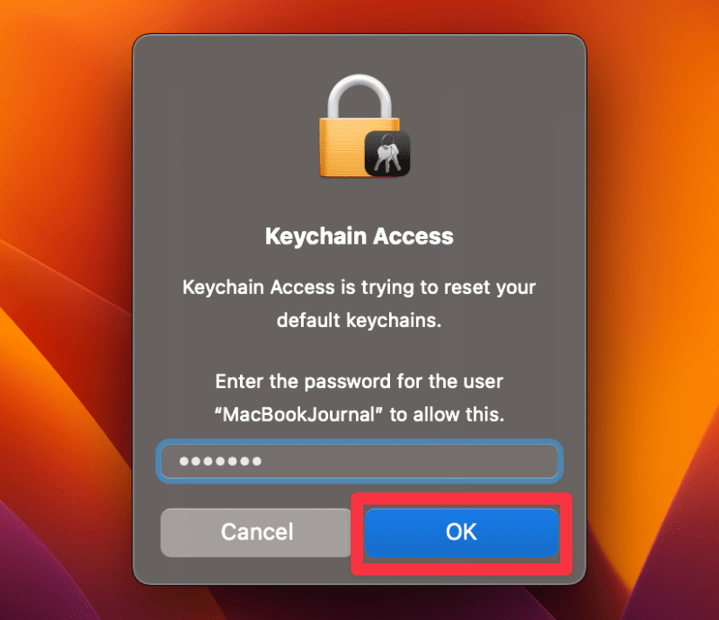 [Fixed] assistantd wants to use the login keychain on Mac