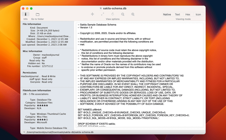 How to Open .db Files on Mac: 4 Best Methods